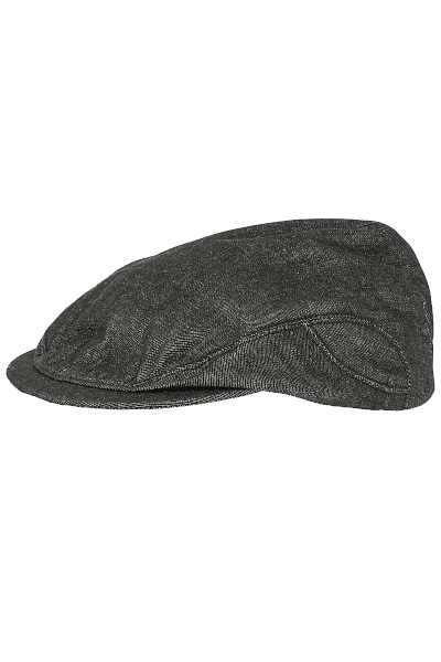 1920 cap Curly, black - CelticWebMerchant.co.uk