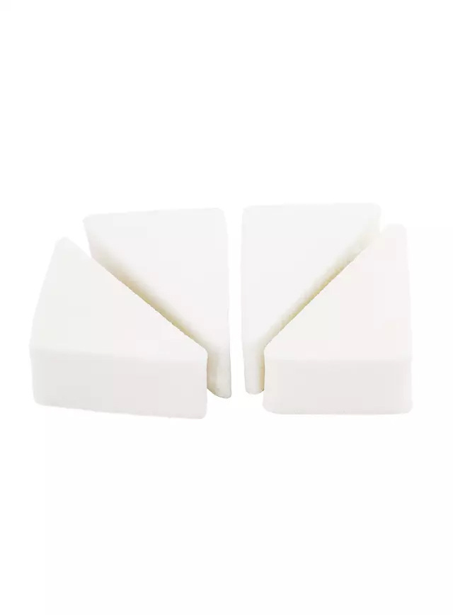 Latex make-up sponge triangular, set of 4 - CelticWebMerchant.co.uk