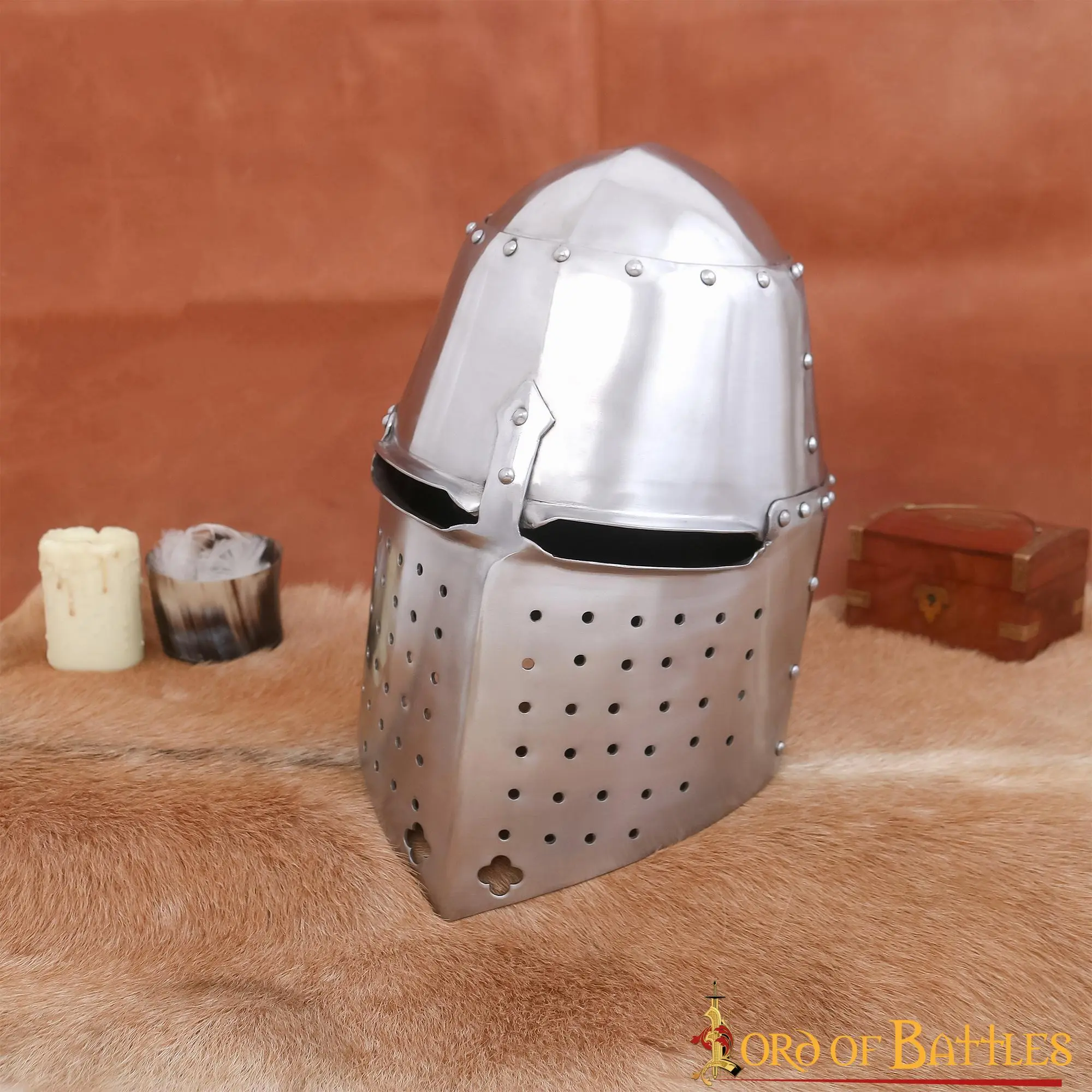 14th century helmet Sir Richard Pembridge, 2mm - CelticWebMerchant.co.uk