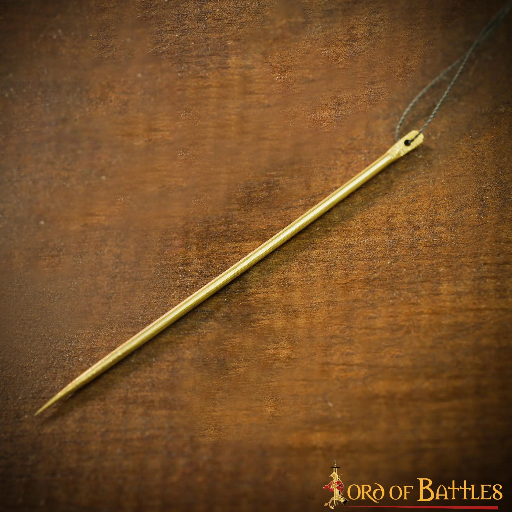 Brass needles, set of 6 pieces - CelticWebMerchant.co.uk