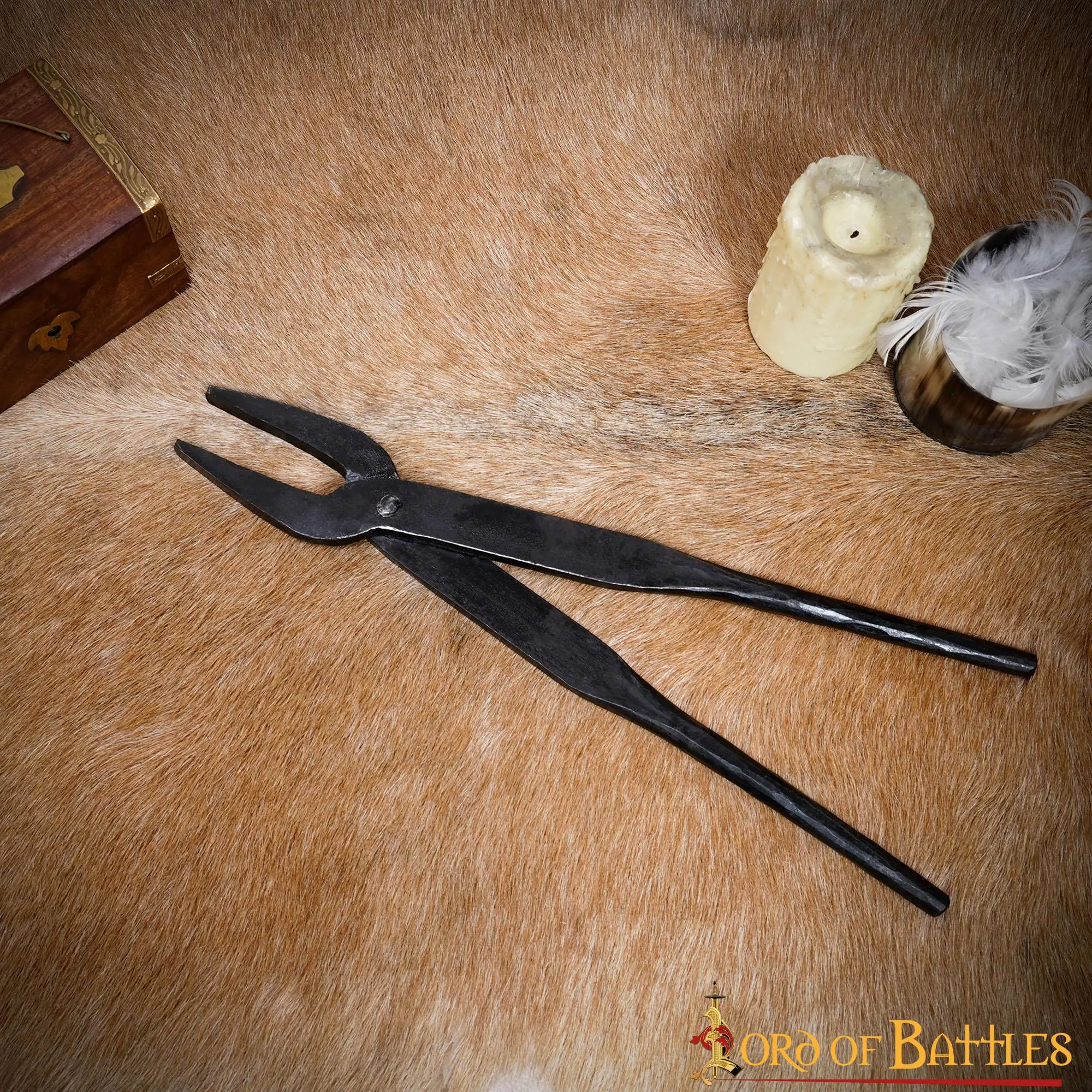 Hand-forged pliers, 39 cm - CelticWebMerchant.co.uk