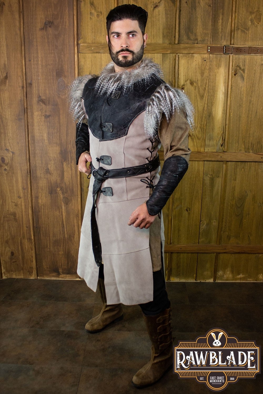 Rawblade Owl Leather Jerkin - CelticWebMerchant.co.uk