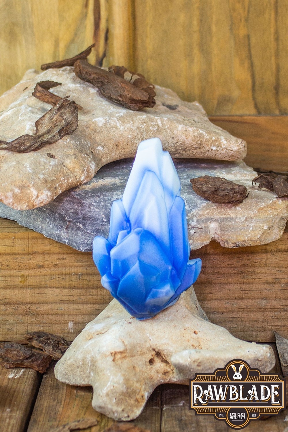 Rawblade Elemental Stone - Blue - CelticWebMerchant.co.uk