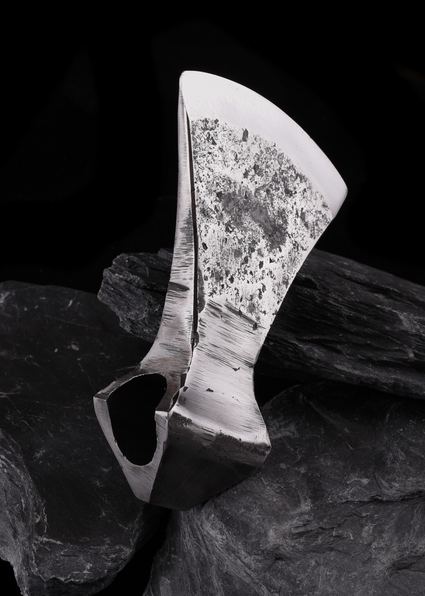 Hand-forged axe blade, old, sharp - CelticWebMerchant.co.uk