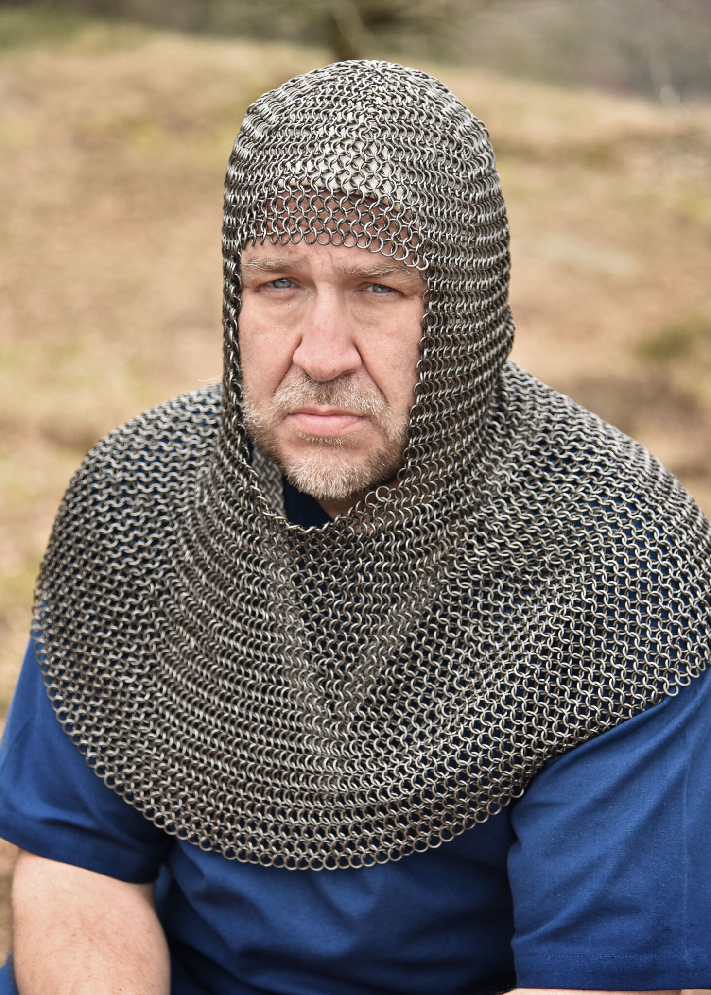 Coif with square neckline, 8 mm - CelticWebMerchant.co.uk