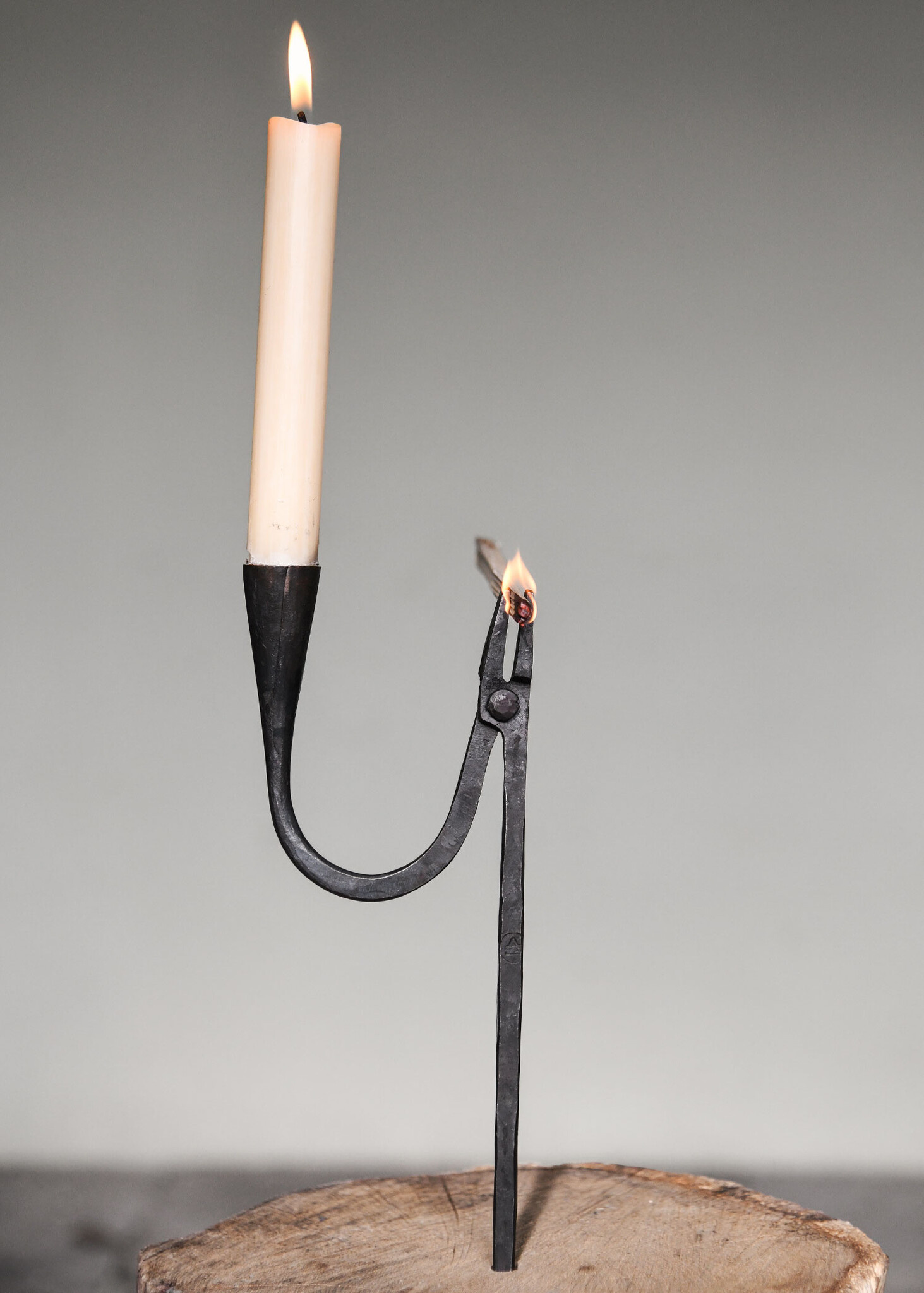 Hand-forged candlestick - CelticWebMerchant.co.uk