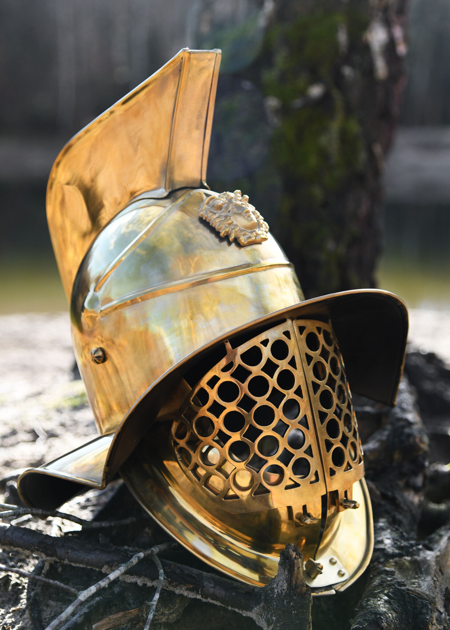 Gladiator helmet Murmillo - CelticWebMerchant.co.uk
