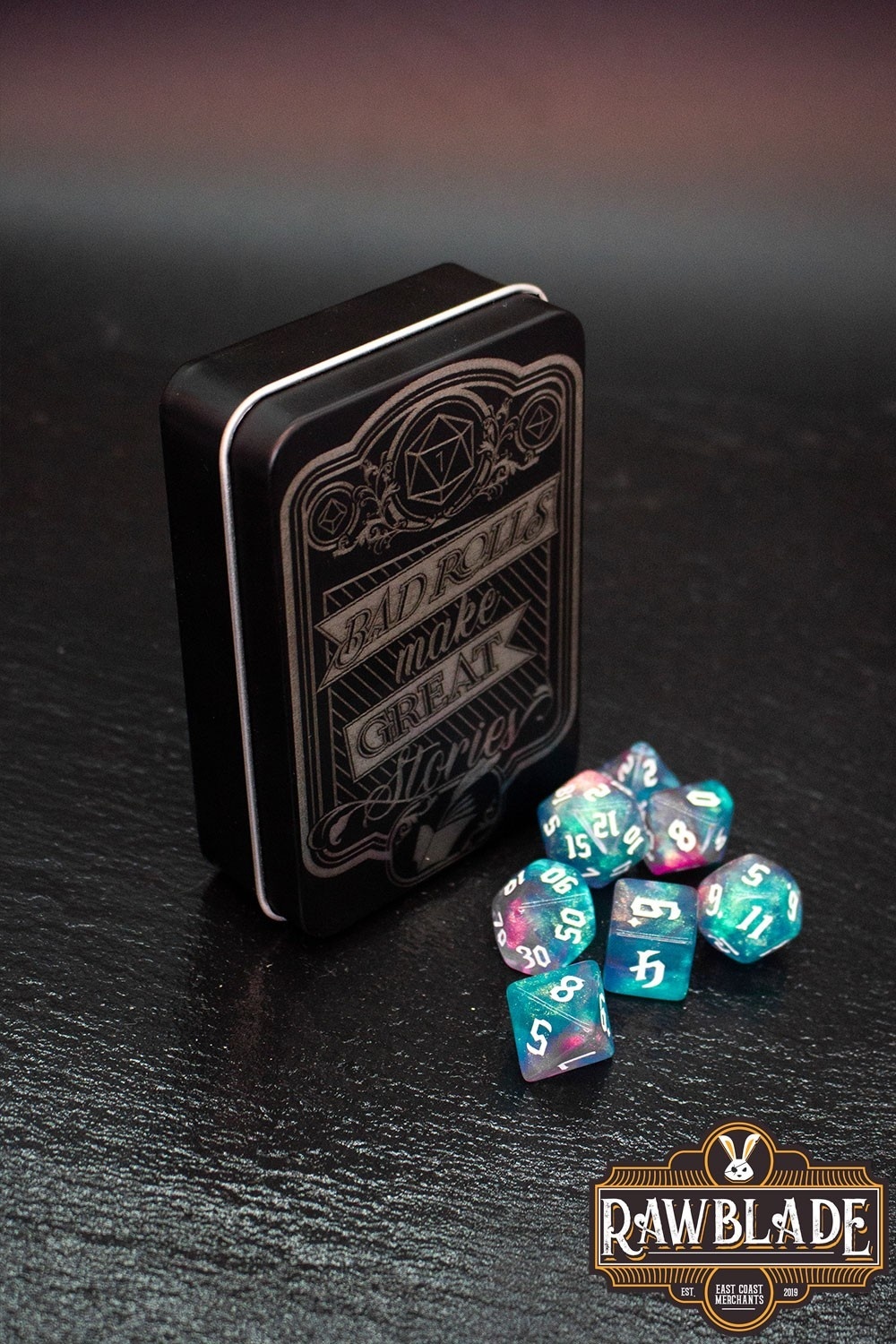Rawblade Dice Set - Bad Rolls - CelticWebMerchant.co.uk