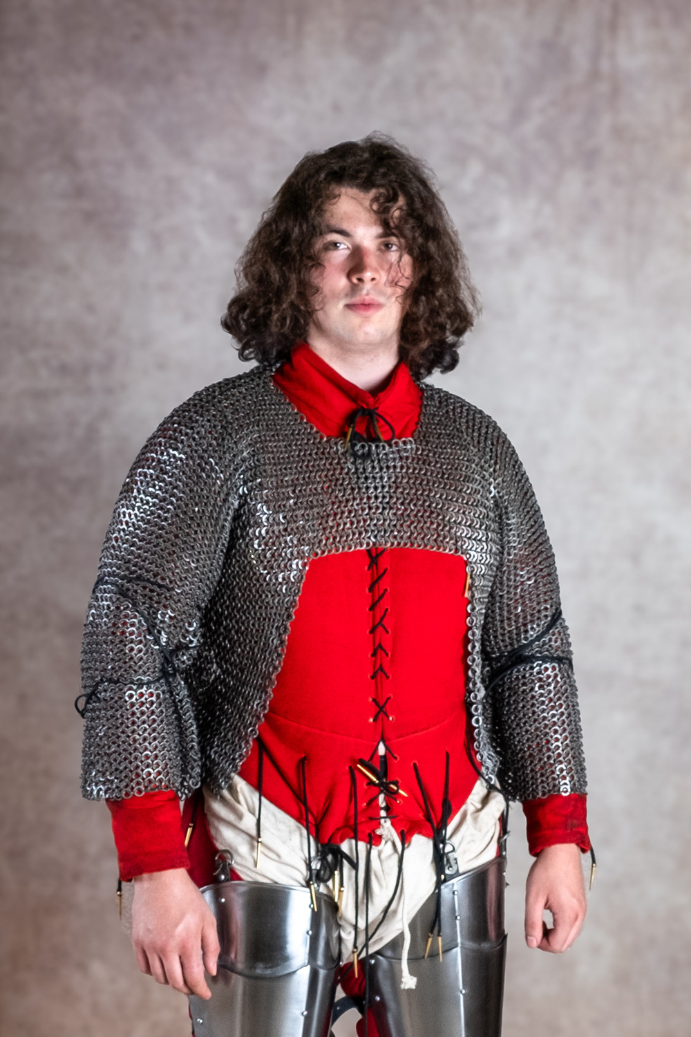 Flat Ring Chainmail Half Haubergeon Joined Sleeves Voiders, Riveted and ...