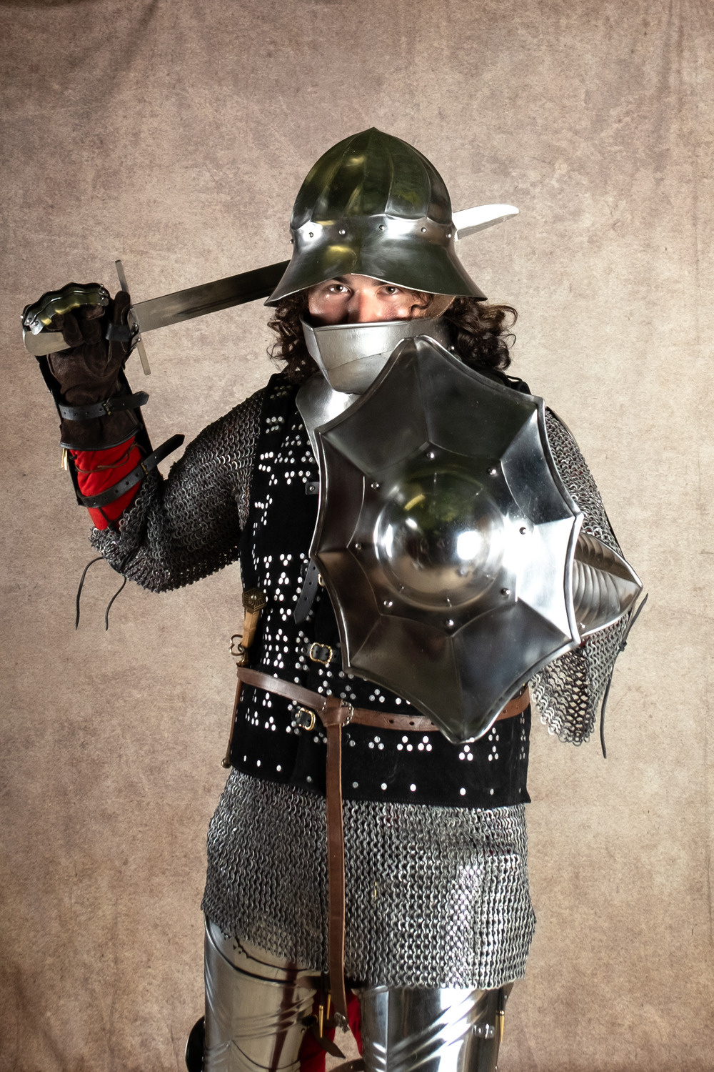 Medieval Talhoffer Dark Buckler Shield Fencing - CelticWebMerchant.co.uk