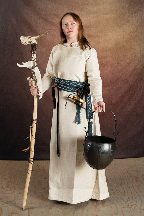 Dress Thora, natural - CelticWebMerchant.co.uk