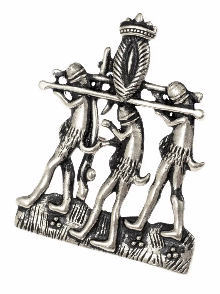Pilgrim badge phallic procession - CelticWebMerchant.co.uk