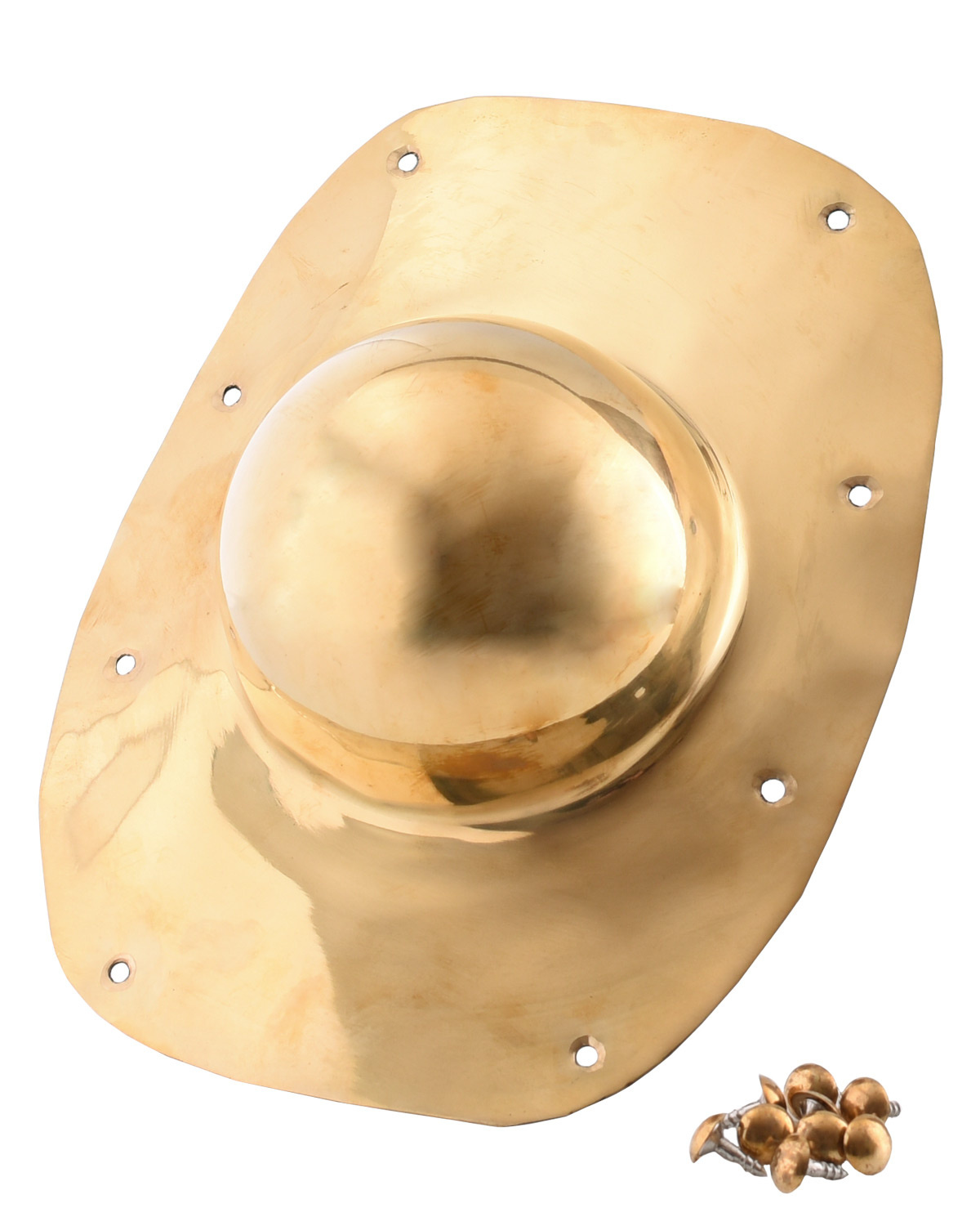 Roman umbo for scutum, brass - CelticWebMerchant.co.uk