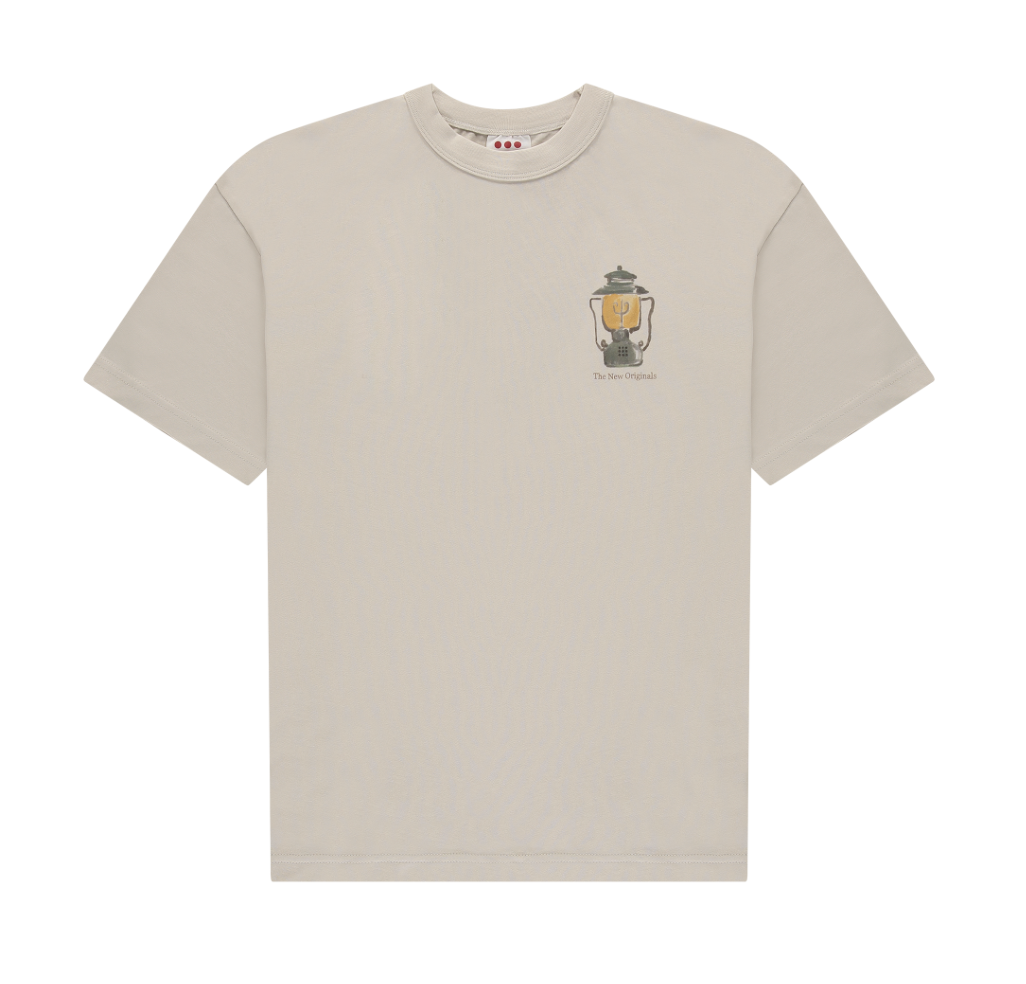 Camping Essentials Tee White/Sand - Baretta Den Haag - Denim Social ...
