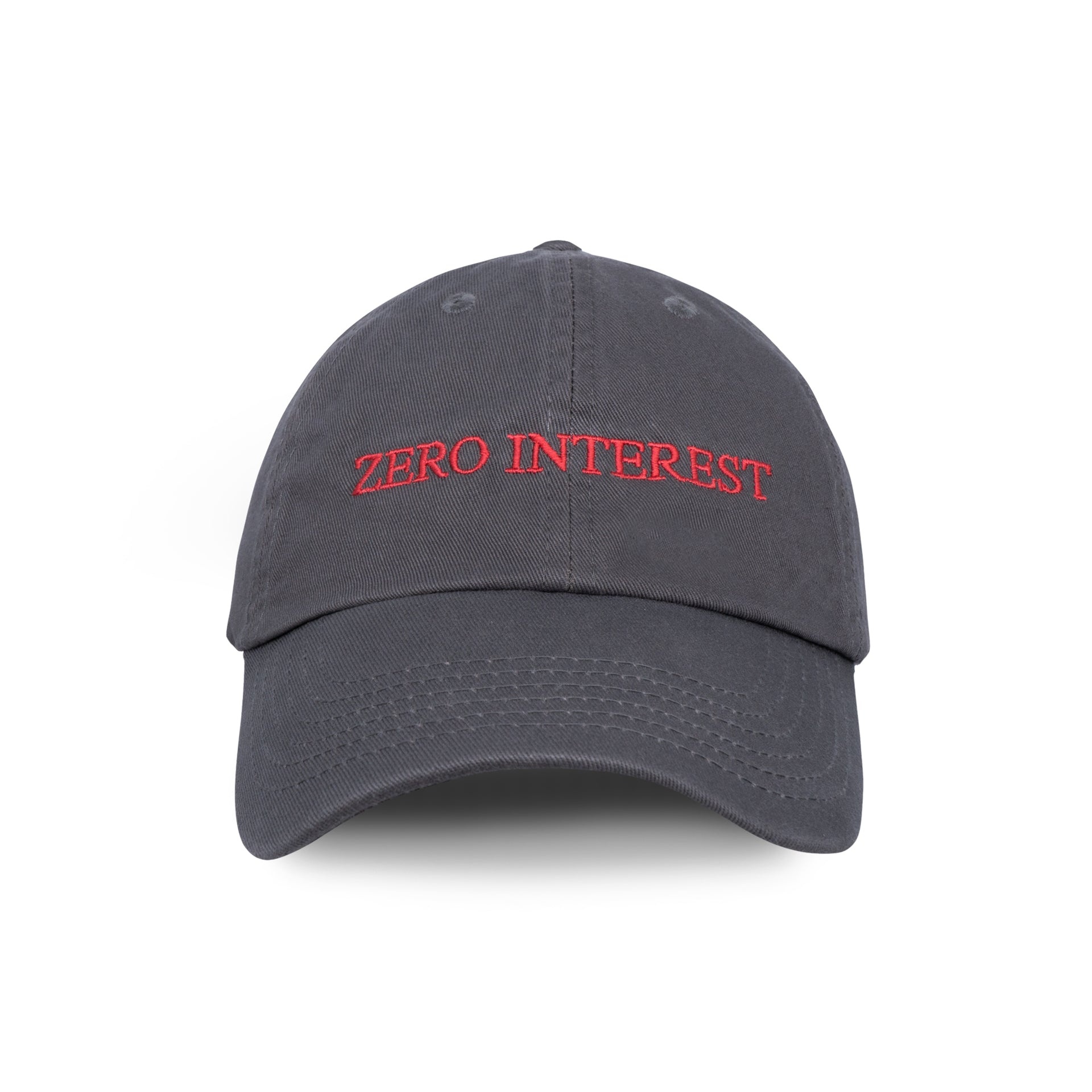 HOHO.CO.CO Dad Cap Zero Interest Grey - Baretta Den Haag - Denim Social Club & Haven