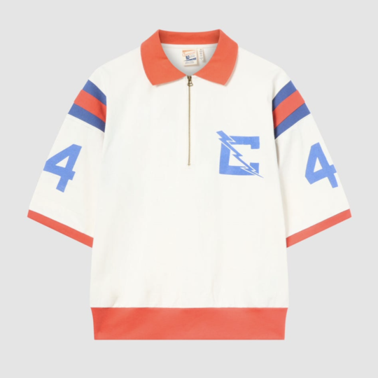 Champion Reverse Weave Index & Archive Polo White/Blue/Red - Baretta ...