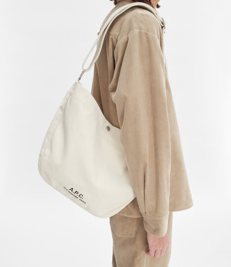 A.P.C. Paris A.P.C. Journal Satchel Beige - Baretta Den Haag - Denim ...