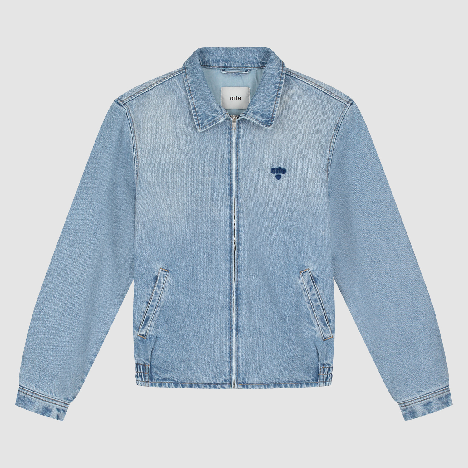 ARTE Antwerp Heart Logo Jacket Bleach - Baretta Den Haag - Denim Social ...