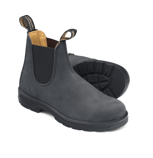 Blundstone Classic Boots Rustic Black - Baretta The Hague - Denim ...