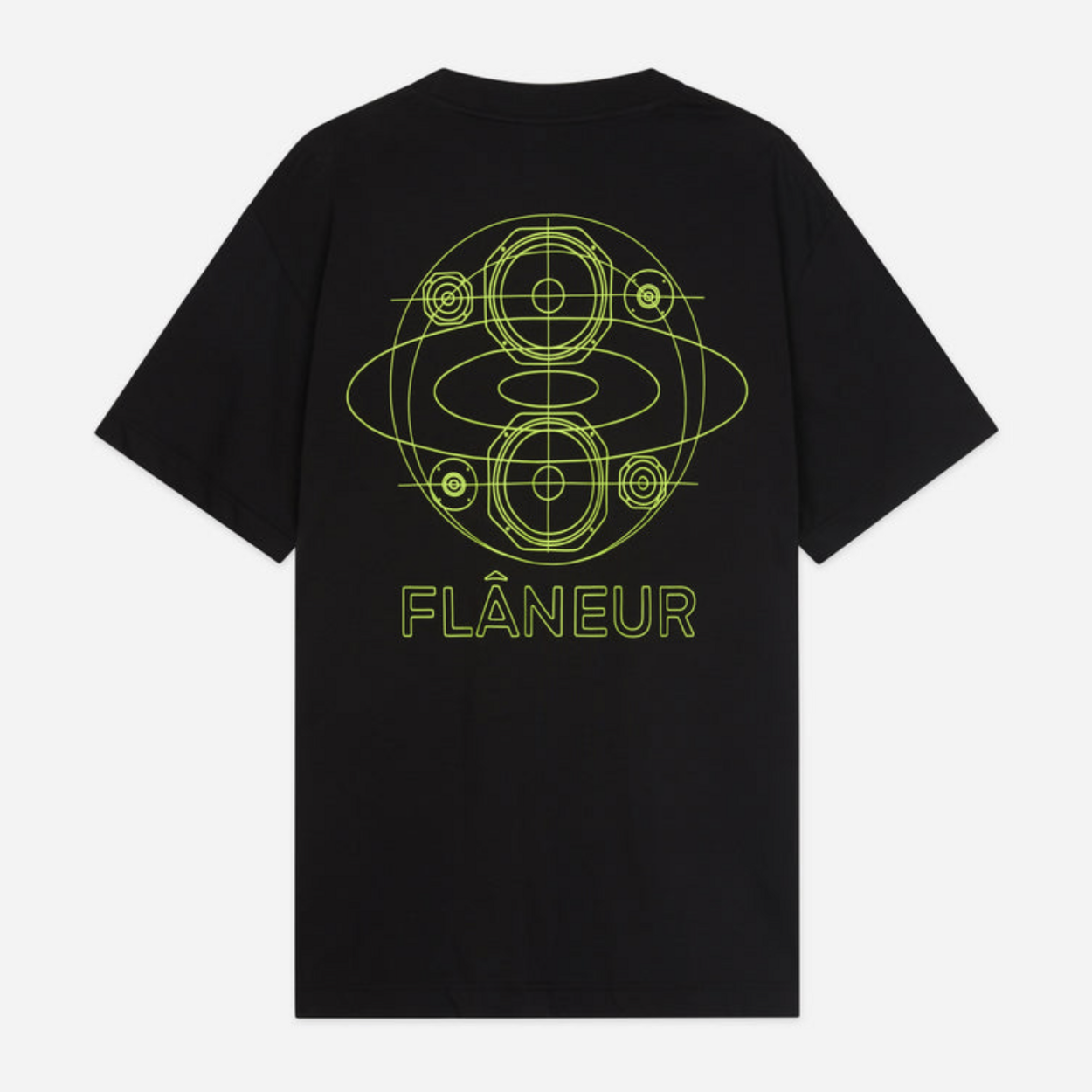Flaneur Homme Speaker T-Shirt Black - Baretta Den Haag - Denim Social ...