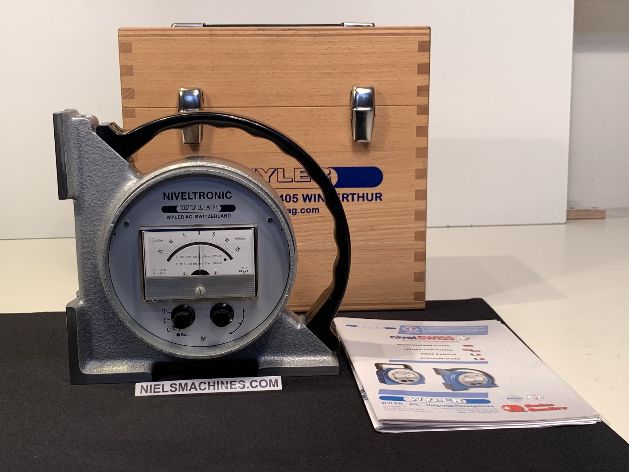 Tesa / Wyler NIVELTRONIC Elektronische Richtwaagen - Niels machines