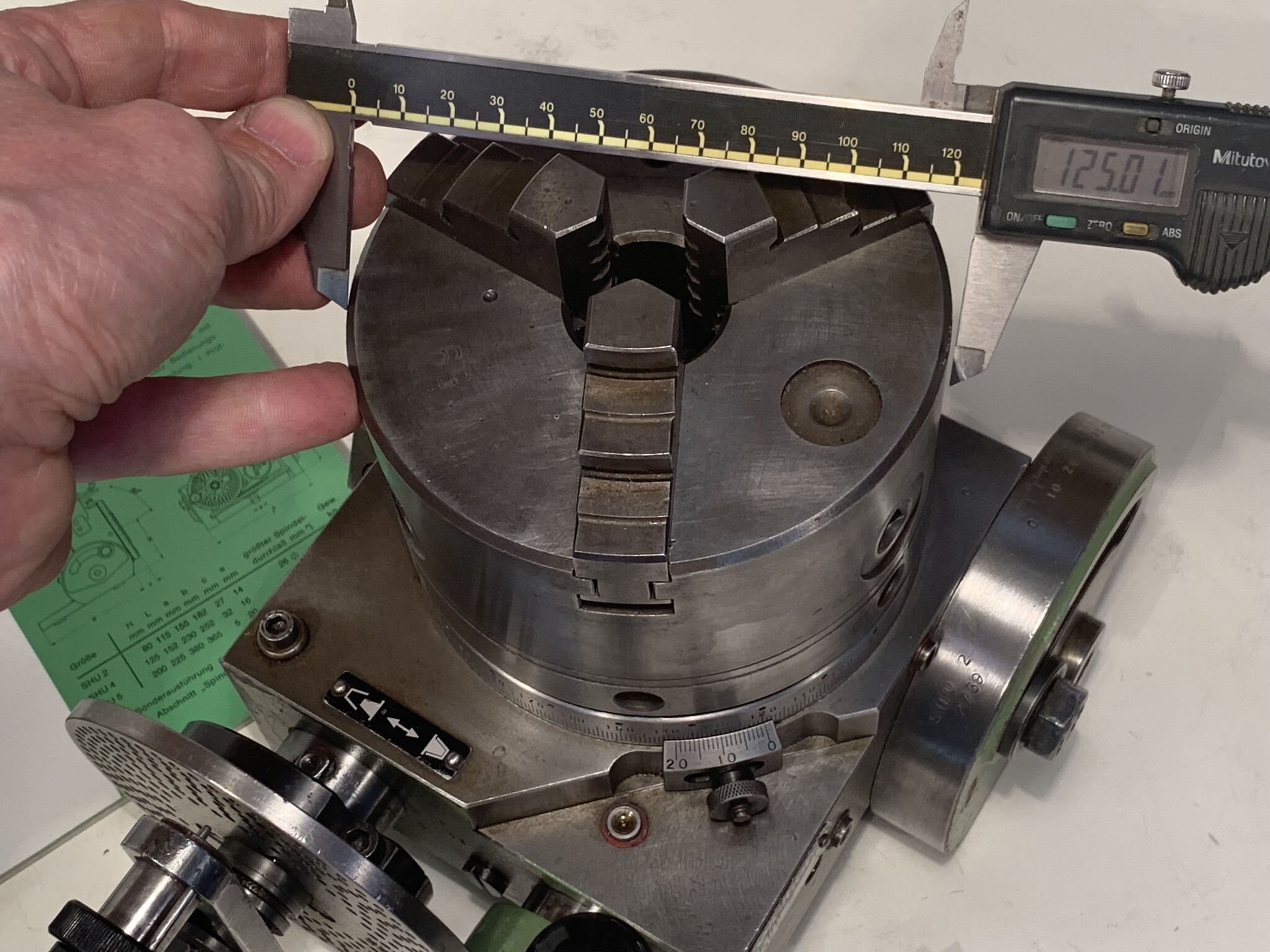 Walter SHU 2 Schwenkbare Teilapparat - Niels machines