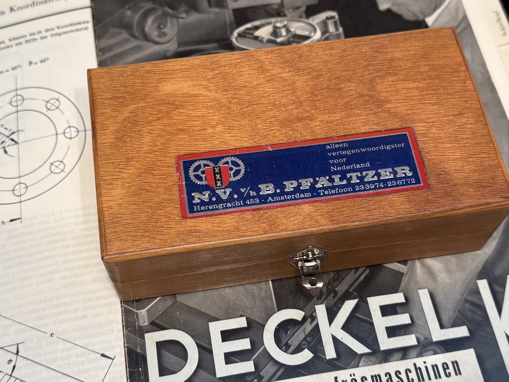 Friedrich Deckel Winkeleinstellgerät - Niels machines