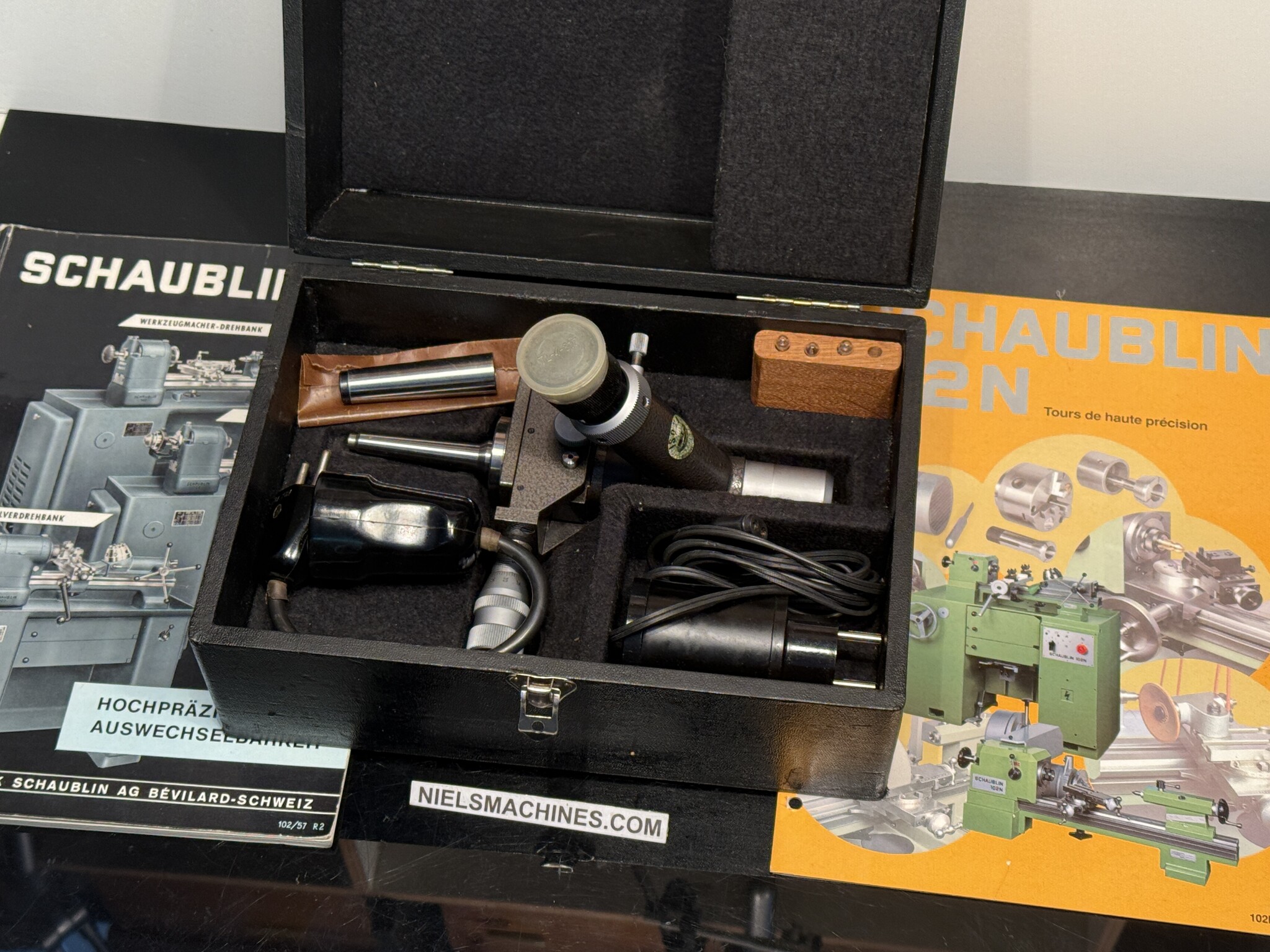 Schaublin 102 Isoma Centring and Measurement Microscope 102-74.200 - Niels Machines