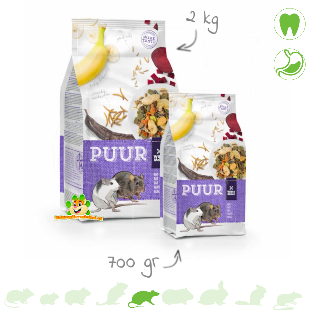 Witte Molen PURE Rat Rat food | DRD Knaagdierwinkel®
