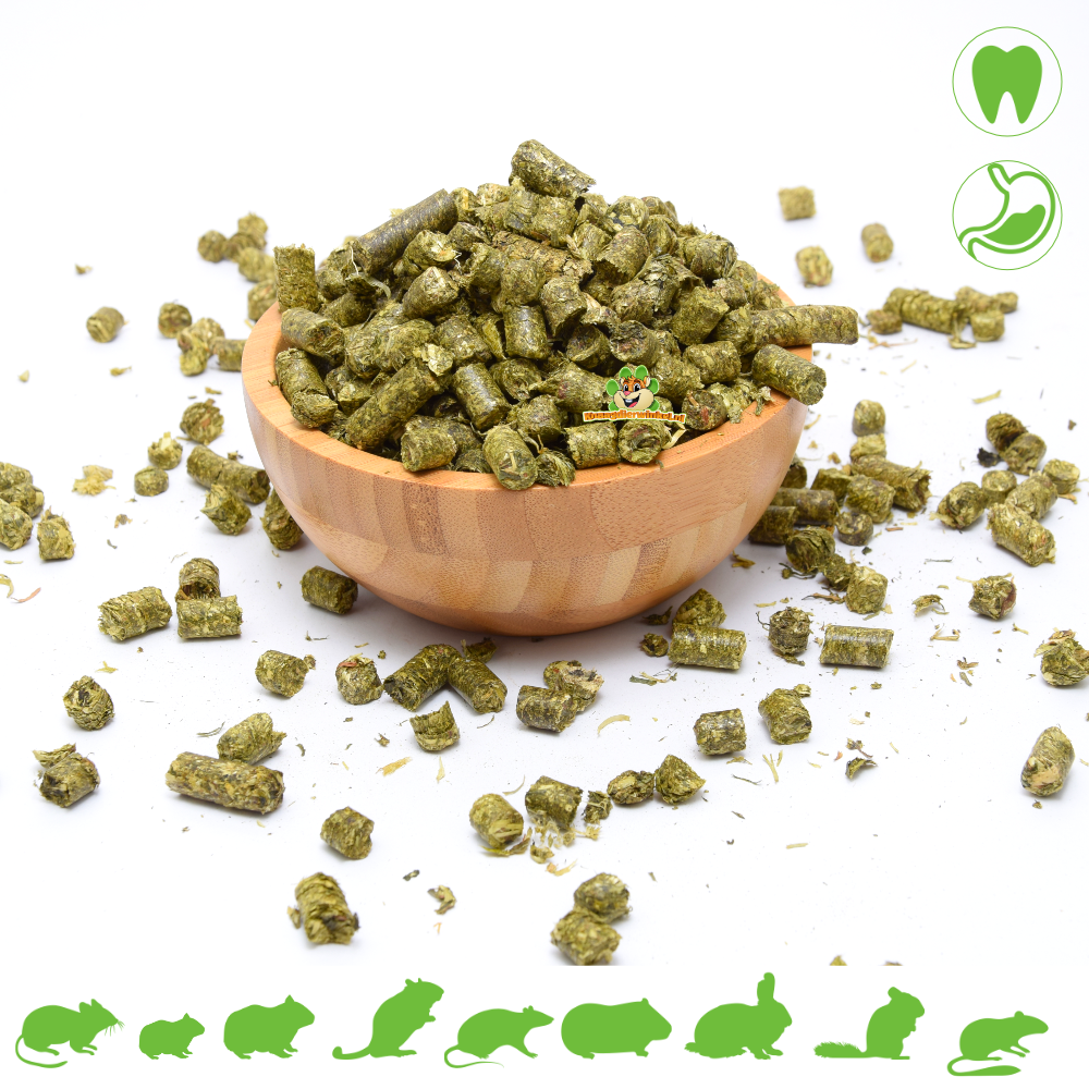 Rodent Grocery Timothy Grass Chunks 500 grams | DRD Knaagdierwinkel