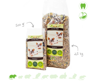 Mixerama Kleurmuis Gourmet Menu voor Muizen! | DRD Knaagdierwinkel®