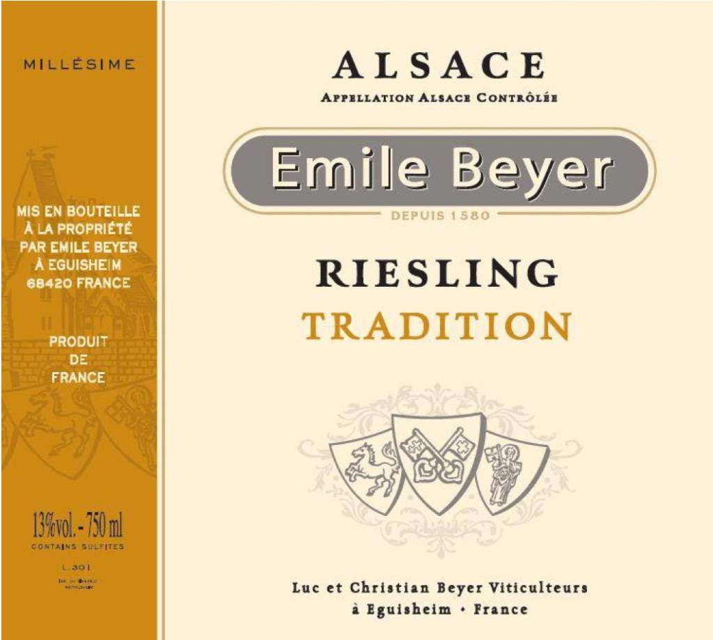 Domaine Emile Beyer - Riesling Tradition - Cour du Vin