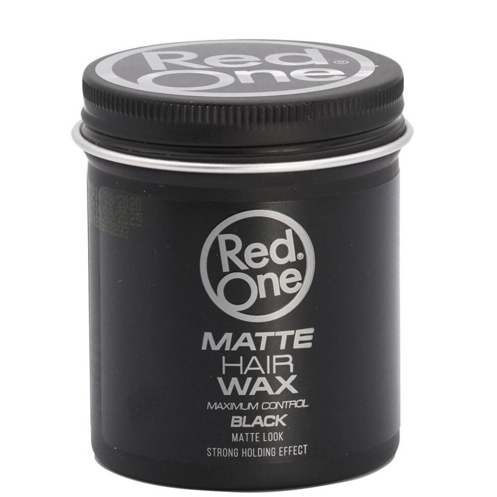 Red One Black Matte Hair Wax - 100ml - Haarspullen-PRO.nl