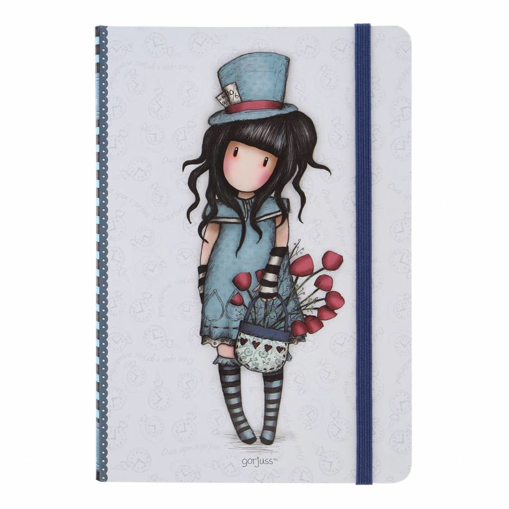 Santoro Gorjuss The Hatter Hardcover Notebook (230EC56) - Paperpads.nl