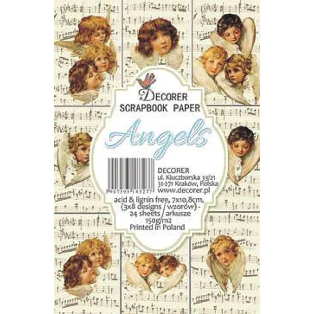 Decorer Angels, Paper Pack (7x10,8cm) (M31) - Paperpads.nl