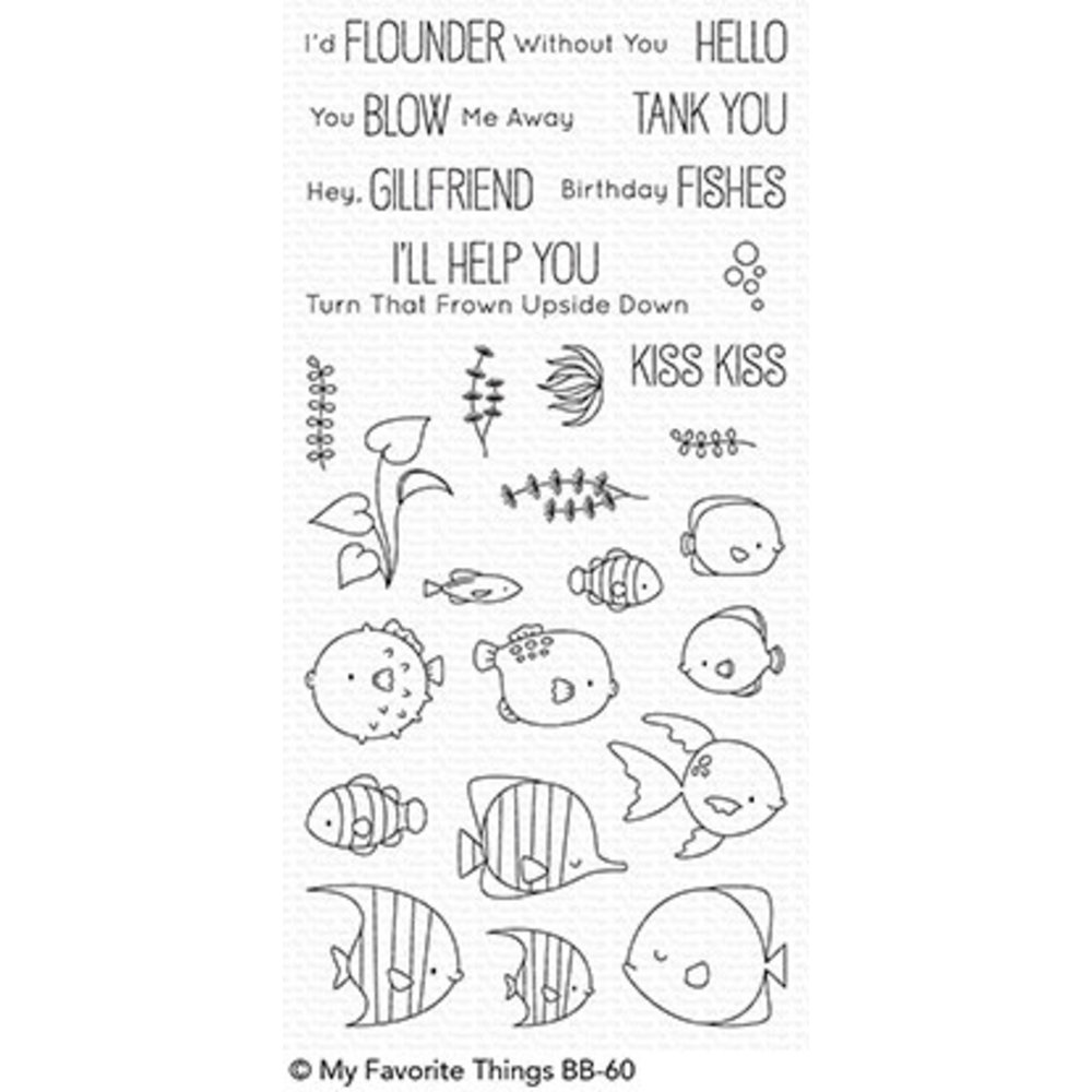 My Favorite Things Gill Friends Clear Stamps (BB-60) - Paperpads.nl
