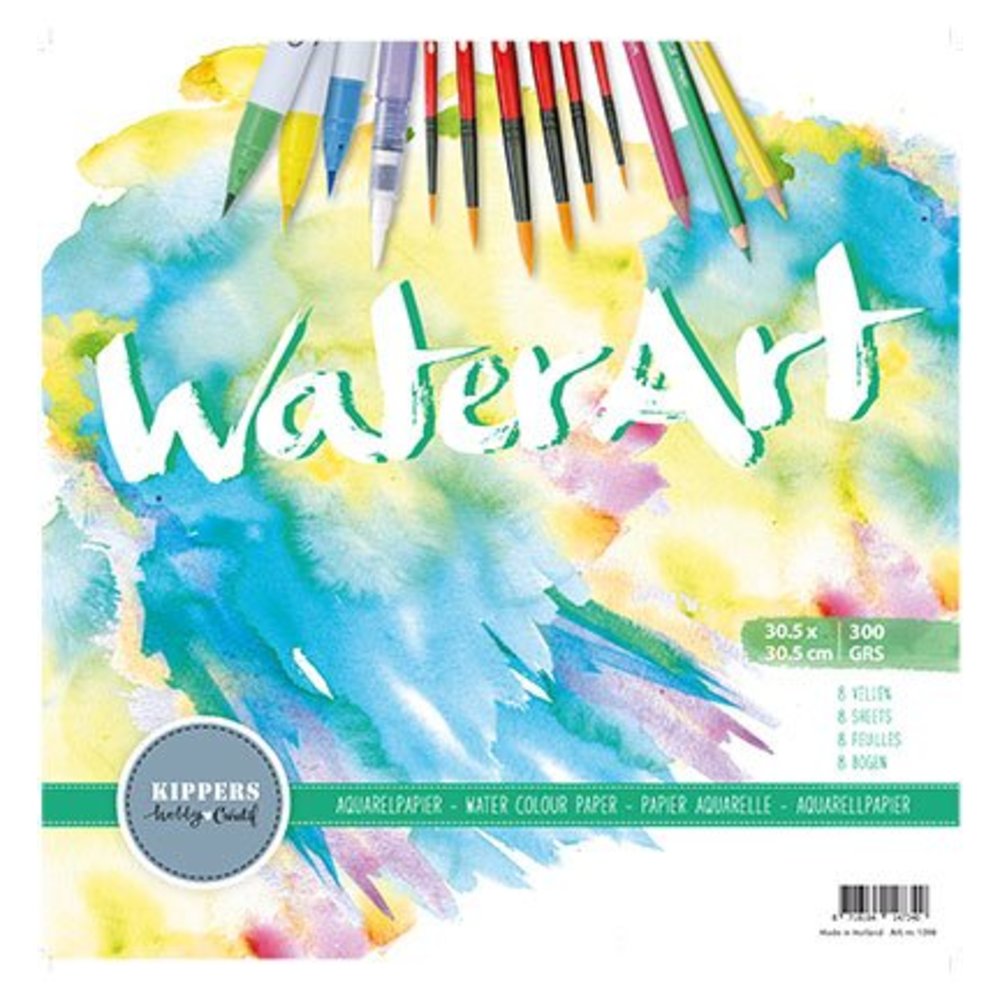 Water Art Aquarelpapier 300 Grams 12x12 Inch (1098) - Paperpads.nl