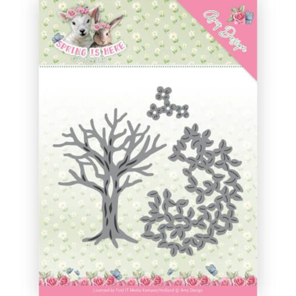 Amy Design Spring Is Here Spring Tree Die (ADD10168) - Paperpads.nl