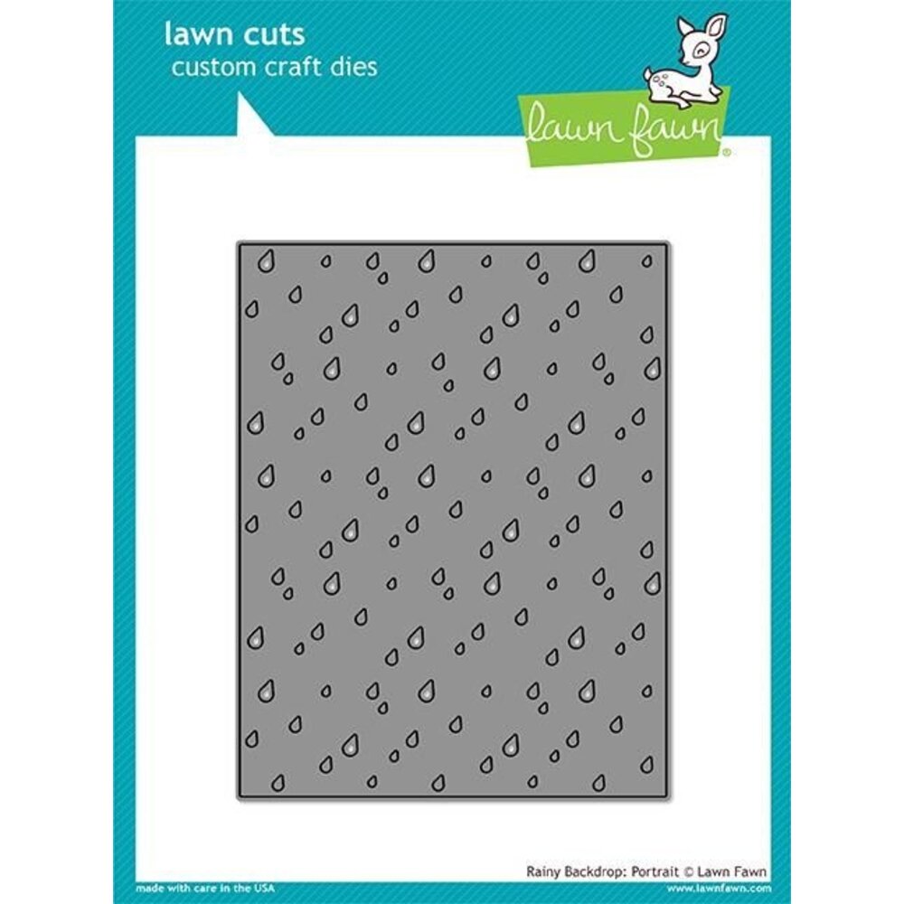 Lawn Fawn Rainy Backdrop Portrait Die (LF1926) - Paperpads.nl
