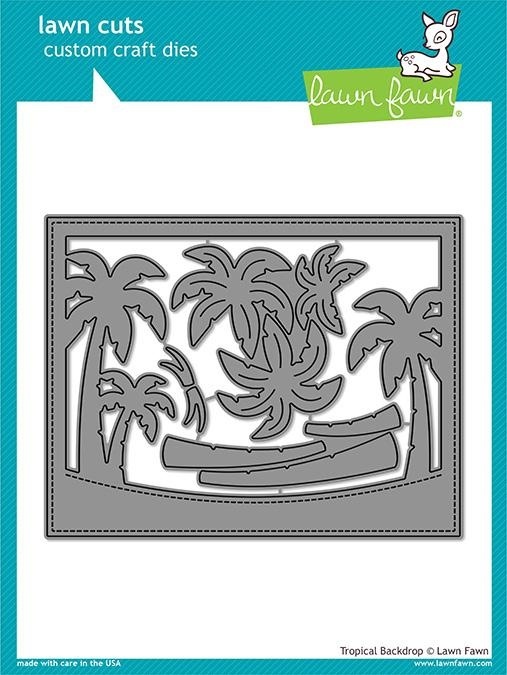 Lawn Fawn Tropical Backdrop Dies (LF1986) - Paperpads.nl