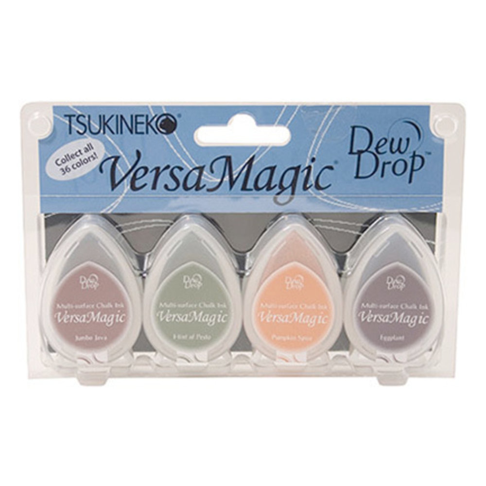 Tsukineko VersaMagic Harvest Chalk Pigment Ink Set (GD-100-008 ...