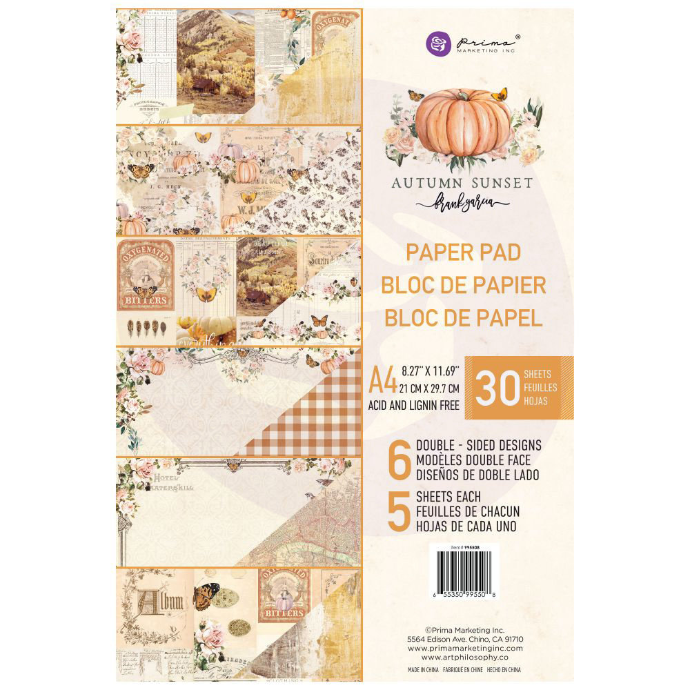 Prima Marketing Inc Autumn Sunset A4 Paper Pad (995508) - Paperpads.nl