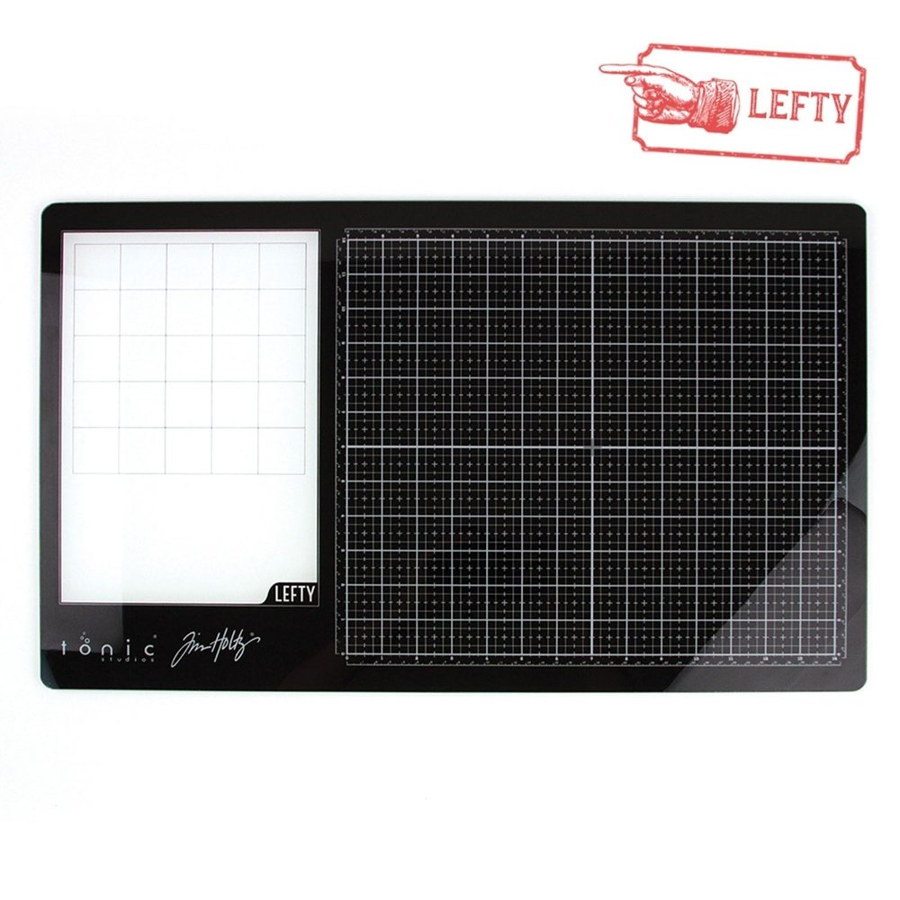Tonic Studios Tim Holtz Glass Media Mat Linkshandig (1913E) - Paperpads.nl