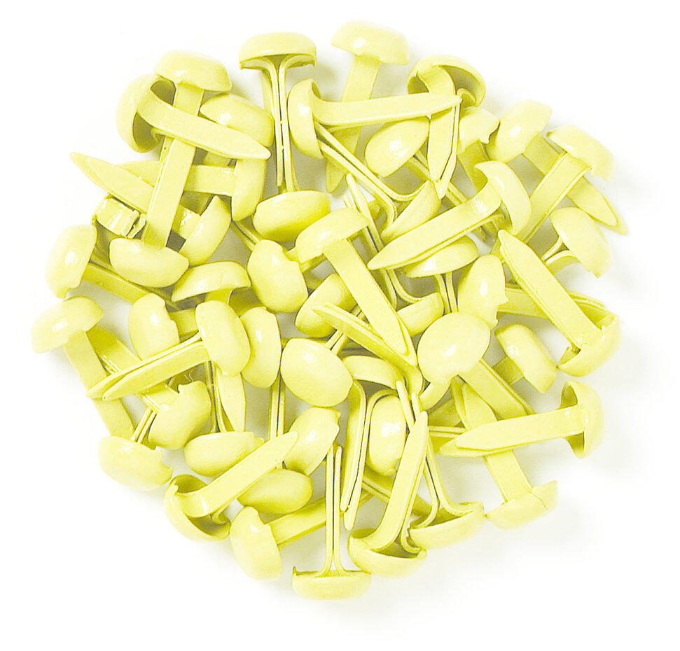 Buttercream Mini Brads (25pcs) (75) - Paperpads.nl