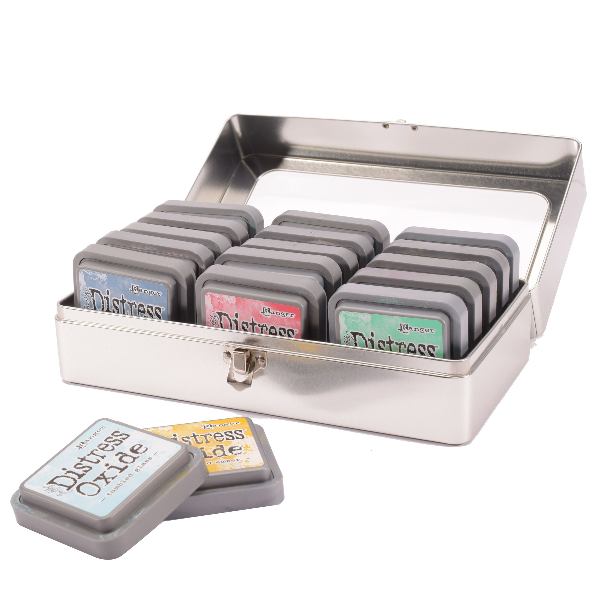 Ranger Tim Holtz Distress Ink Pad Storage Tin (TDA68075) - Paperpads.nl