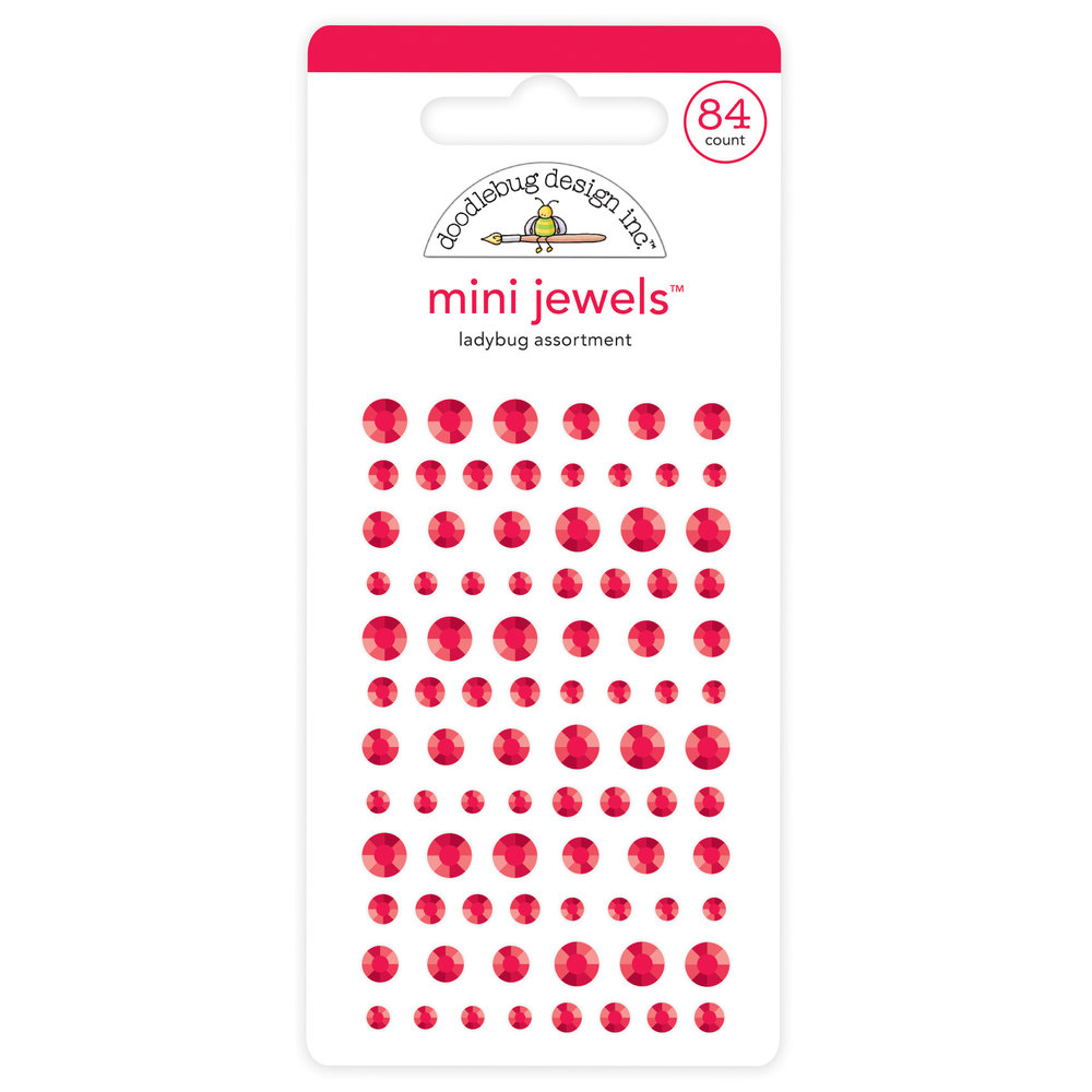 Doodlebug Design Ladybug Mini Jewels (84pcs) (6716) - Paperpads.nl