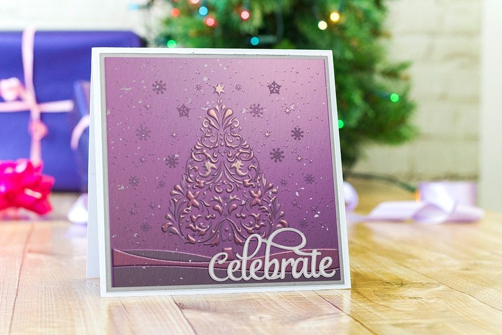 Gemini Ornate Christmas Tree 3D Embossing Folder (GEM-EF6-3D-OC ...