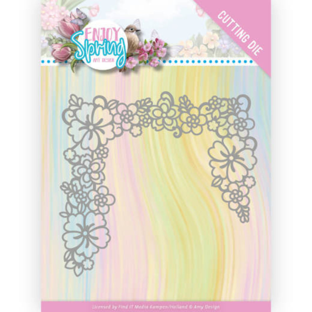 Amy Design Enjoy Spring Flower Edge Die (ADD10237) - Paperpads.nl