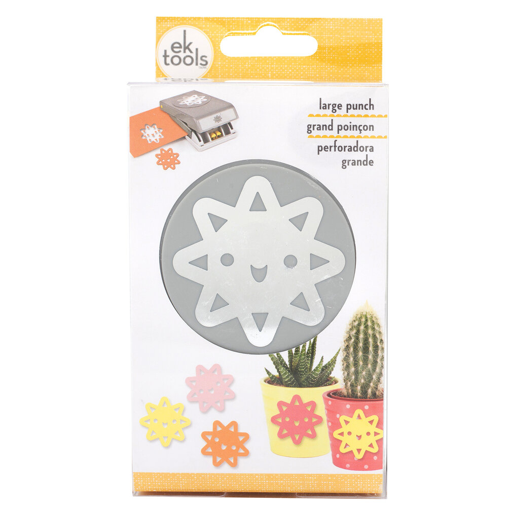 EK Tools Large Punch Sun Face (54-30382) - Paperpads.nl
