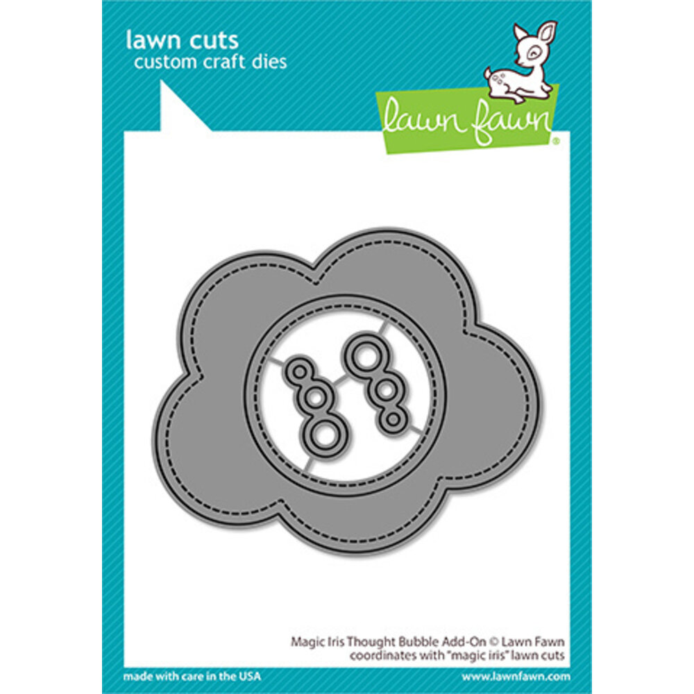 Lawn Fawn Magic Iris Thought Bubble Add-on Dies (LF2573) - Paperpads.nl